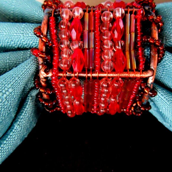 Pier 1 | Dining | Pier One Moroccan Beaded Napkin Rings Set Of 4 New ...